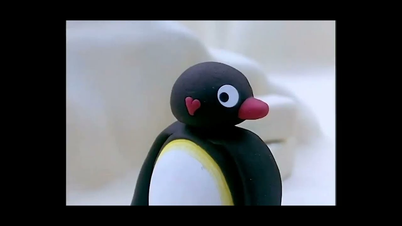 pingu's hysterical laugh after he got his first kiss - YouTube