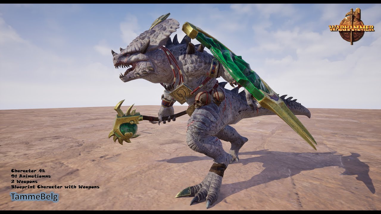 Warhammer: Lizardmen - Gor Rok - YouTube