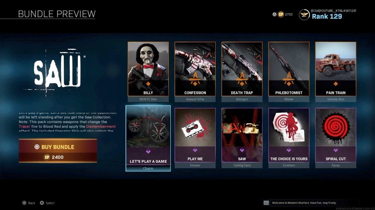 Call Of Duty: Modern Warfare Warzone: THE BILLY SKIN!!! - YouTube