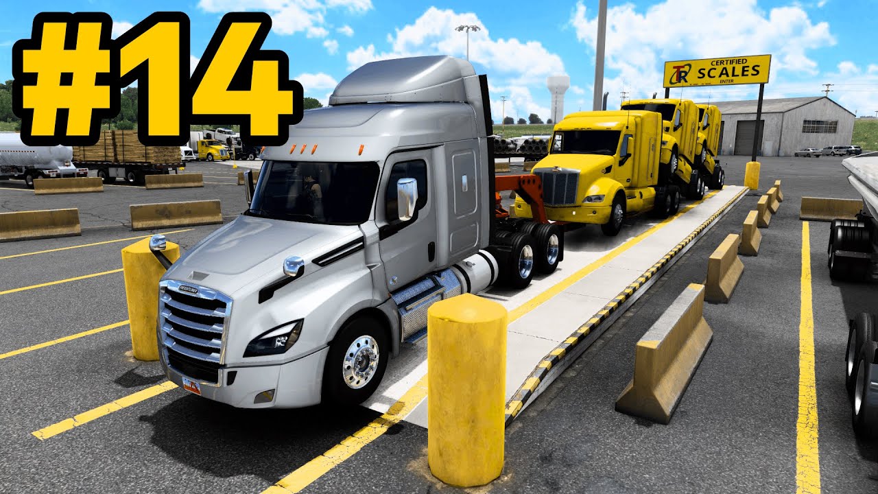 Serie American Dream #14 T2 Viaje de 2,000 KM! Freightliner Cascadia ...