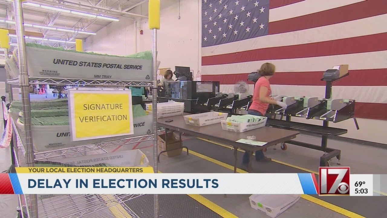 Delay in election results - YouTube