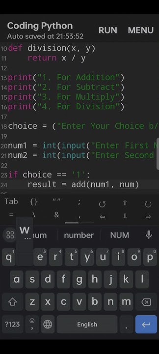 Calculator In Python Python Pythonprogramming Pythontutorial Python3 Programming Coding