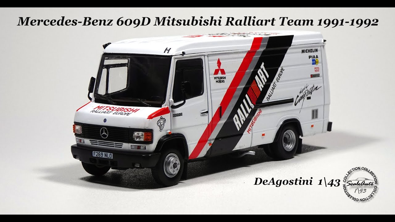 Mercedes-Benz 609D Mitsubishi Ralliart Team 1991-1992 (DeAgostini) 1\43 ...