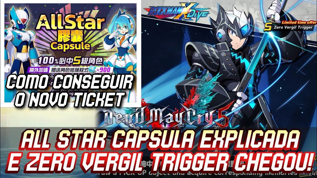 Megaman X Dive Update: All Star CAPSULA Explicada + Novos Eventos e o ...