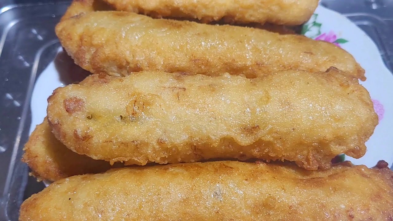 Chuối chiên /muốn chiên chuối giòn xốp lâu đừng bỏ qua công thức pha ...