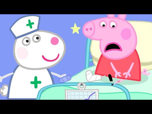 Peppa Pig Falls Over And Gets A Boo Boo 🐽 Peppa Pig Kids Videos ...