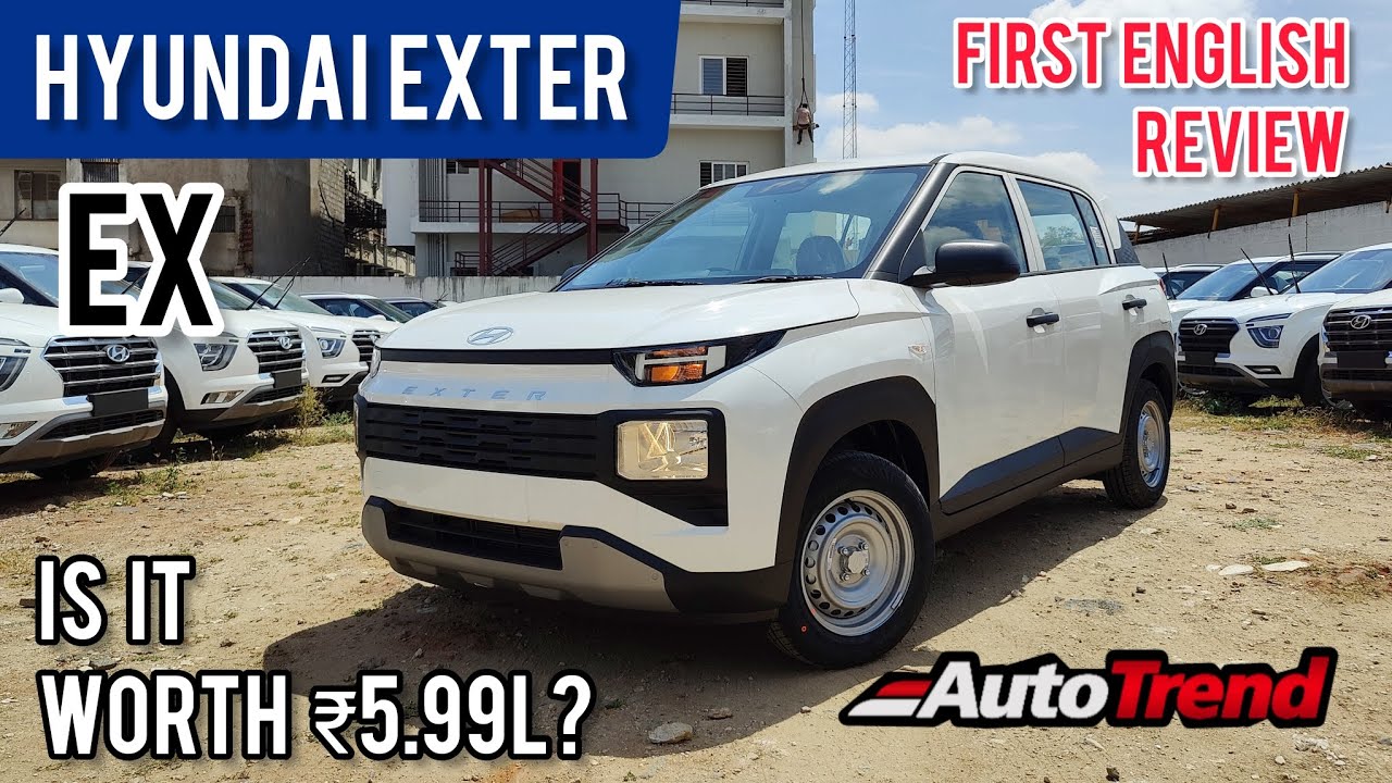 Hyundai Exter EX Base Model Real Life Detailed Walkaround Review ...