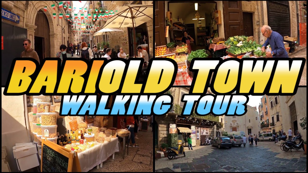 BARI OLD TOWN Walking Tour - Bari Vecchia - Italy (4k) - YouTube
