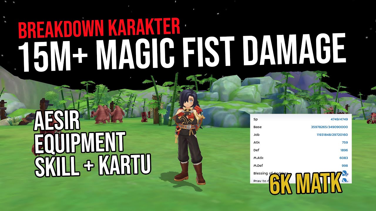 Sorcecer 15M Magic Fist Damage | Ragnarok Mobile Classic Zeny - YouTube