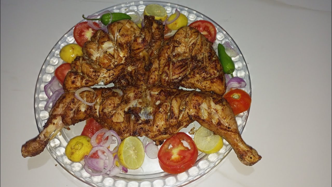 FULL CHICKEN ROAST | TAUSEEF BHATTI - YouTube
