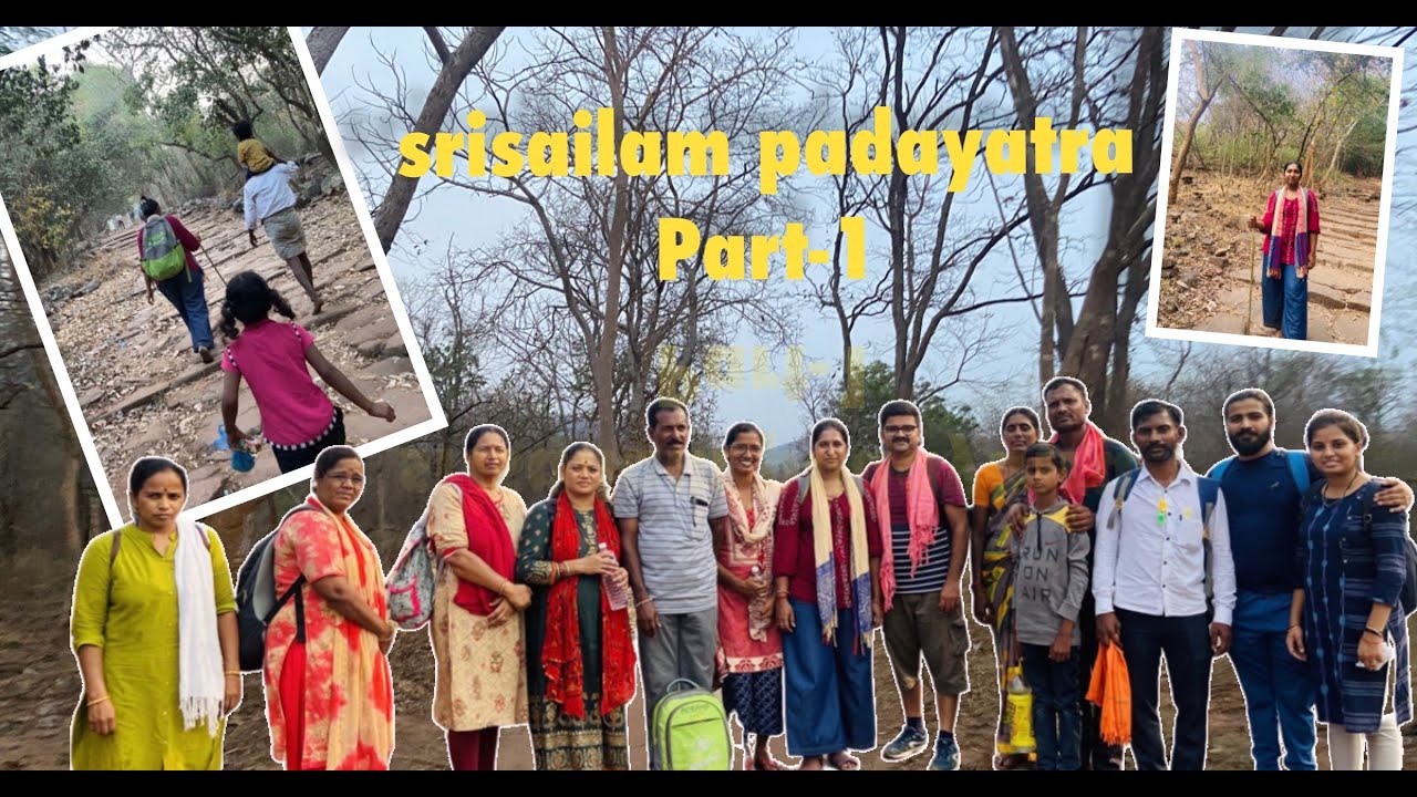 Shrisaila Padayatra 2022- Part 1| Padayatra to Srisailam | Venkatapuram ...