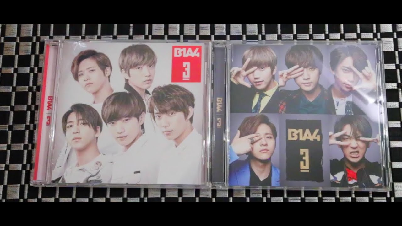 Unboxing | B1A4 3rd Japan Album - 3 (CD, CD+DVD) - YouTube