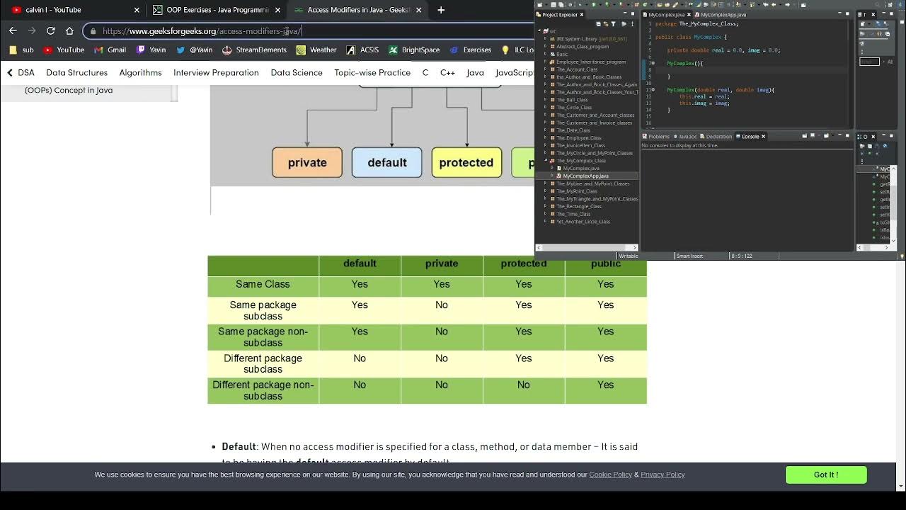 OOP exercises 3.1 part 2 (java) finally, audio! - YouTube