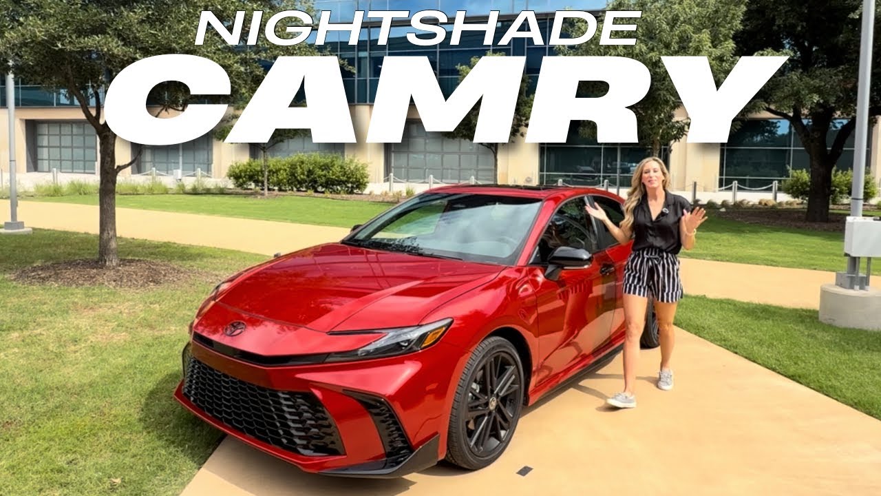 A FIRST LOOK - Toyota Camry Nightshade Edition. Quick and Concise! - YouTube