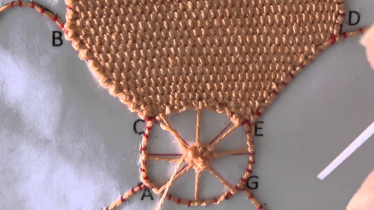 Needlelace Made Easy Part 5 Spiders Web Stitch - YouTube