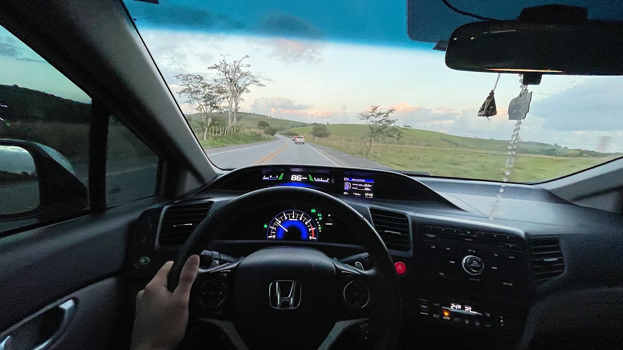 Honda Civic g9 na estrada com dicas sobre o consumo!! - YouTube
