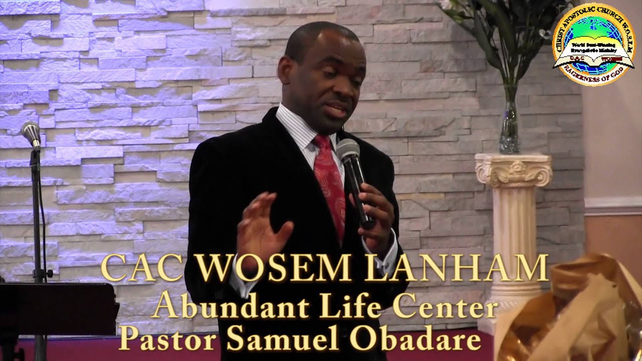 Holy Ghost - Pastor Samuel Obadare - CAC WOSEM Lanham - YouTube