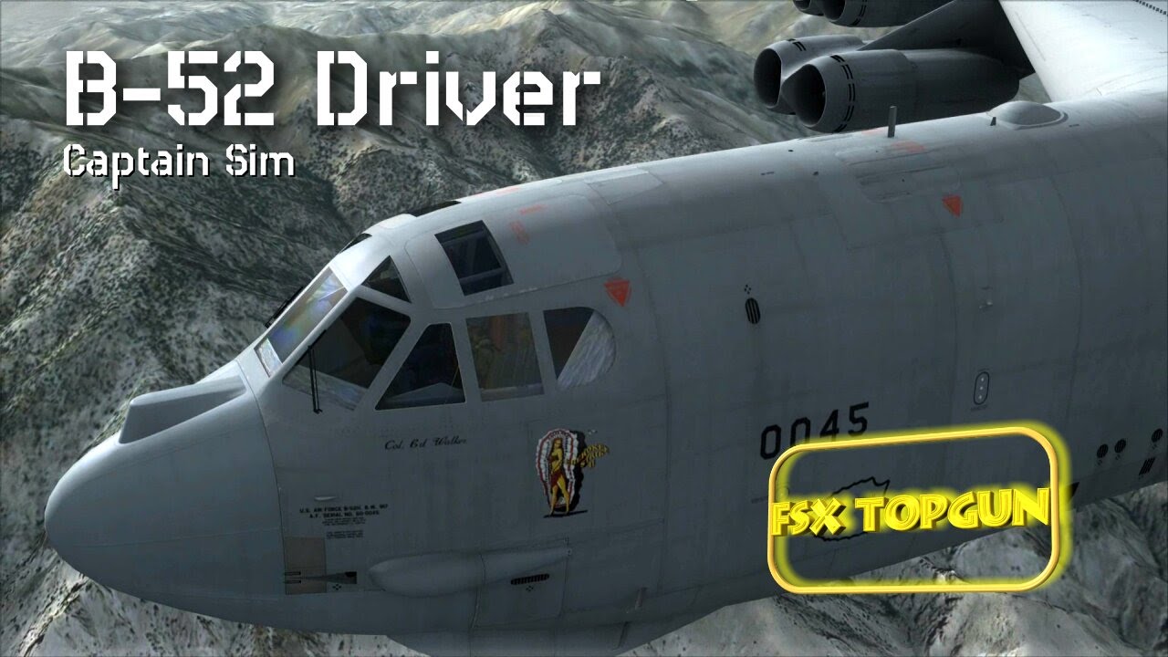 FSX CaptainSim B-52 Driver - Close Up!!! - YouTube
