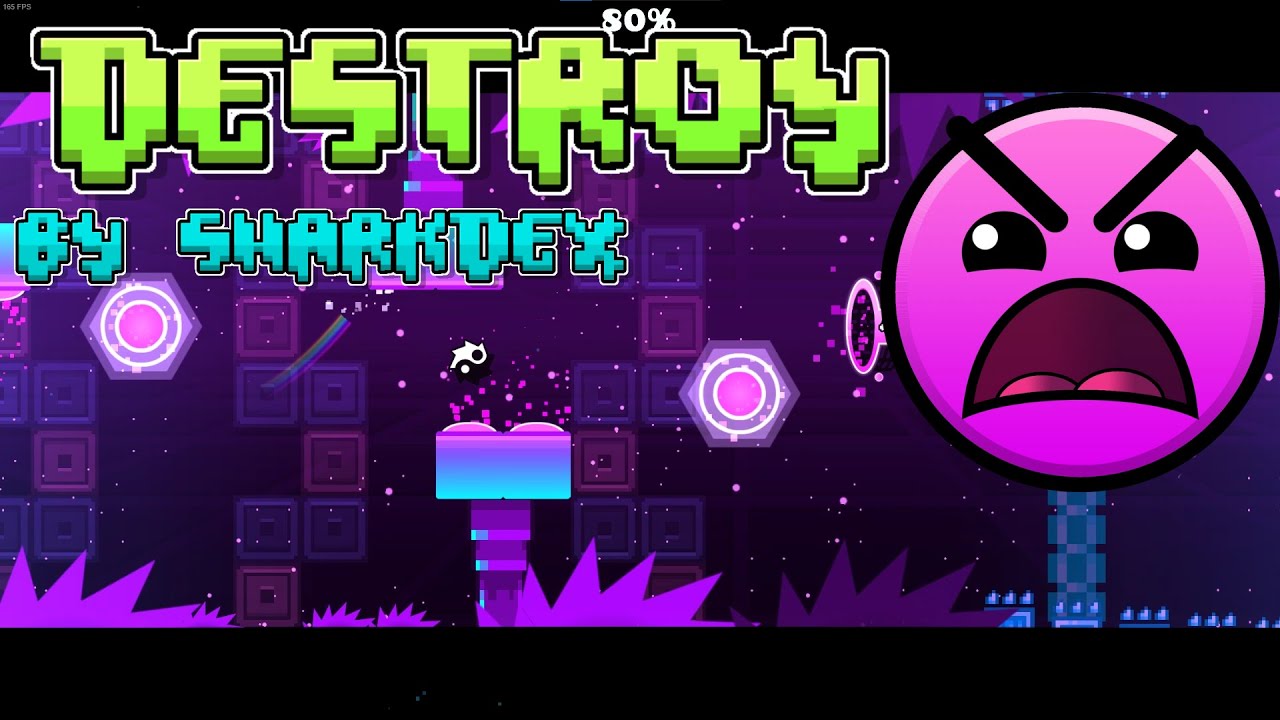 "destroy" by sharkdex - Geometry Dash 2.2 - YouTube