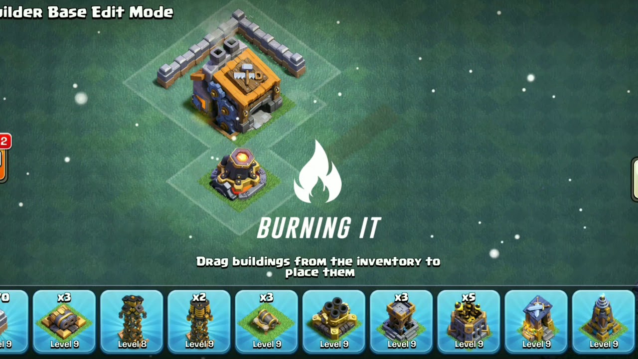 BURNING IT WITH BUILDER BASE 8 NEW LAYOUT...... - YouTube