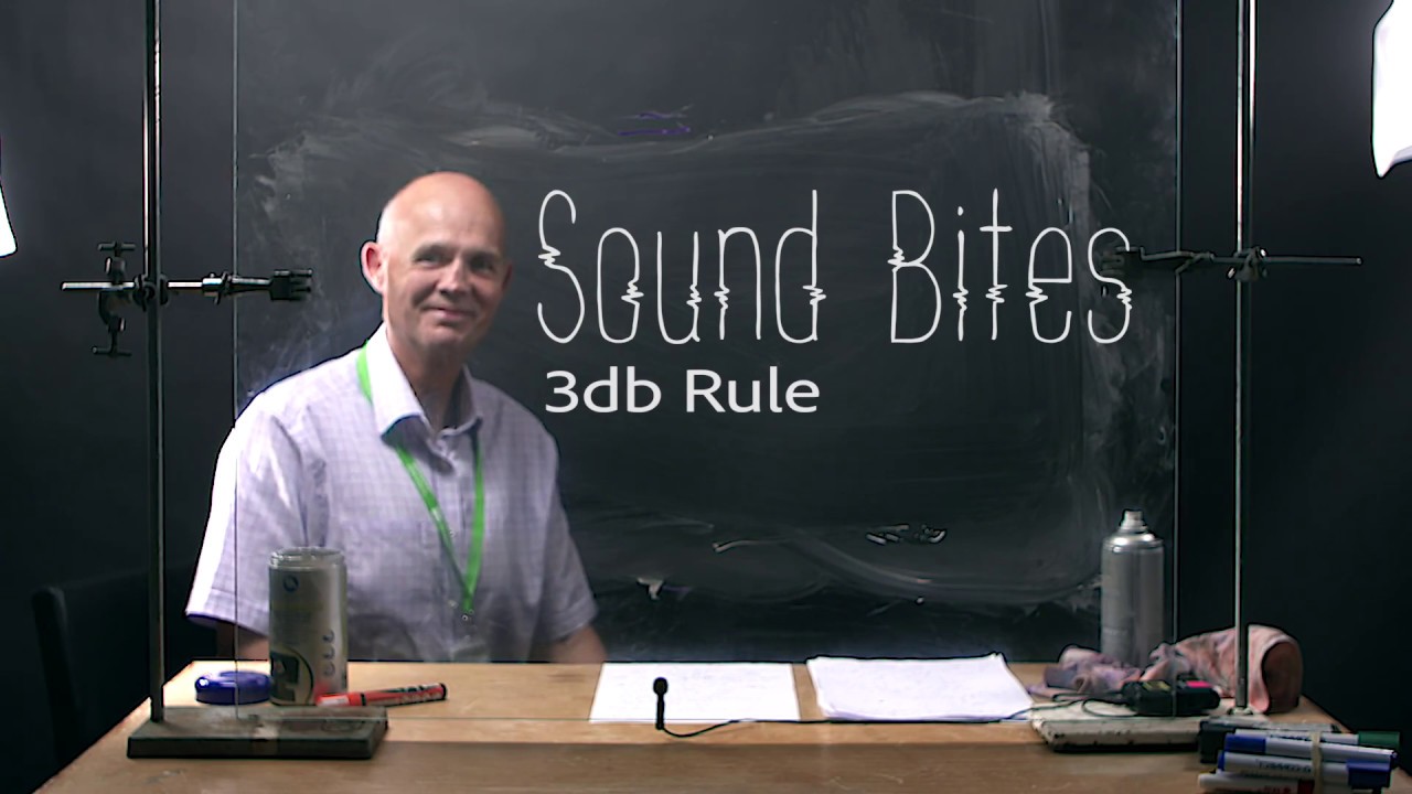 Sound bites - 3db rule - YouTube