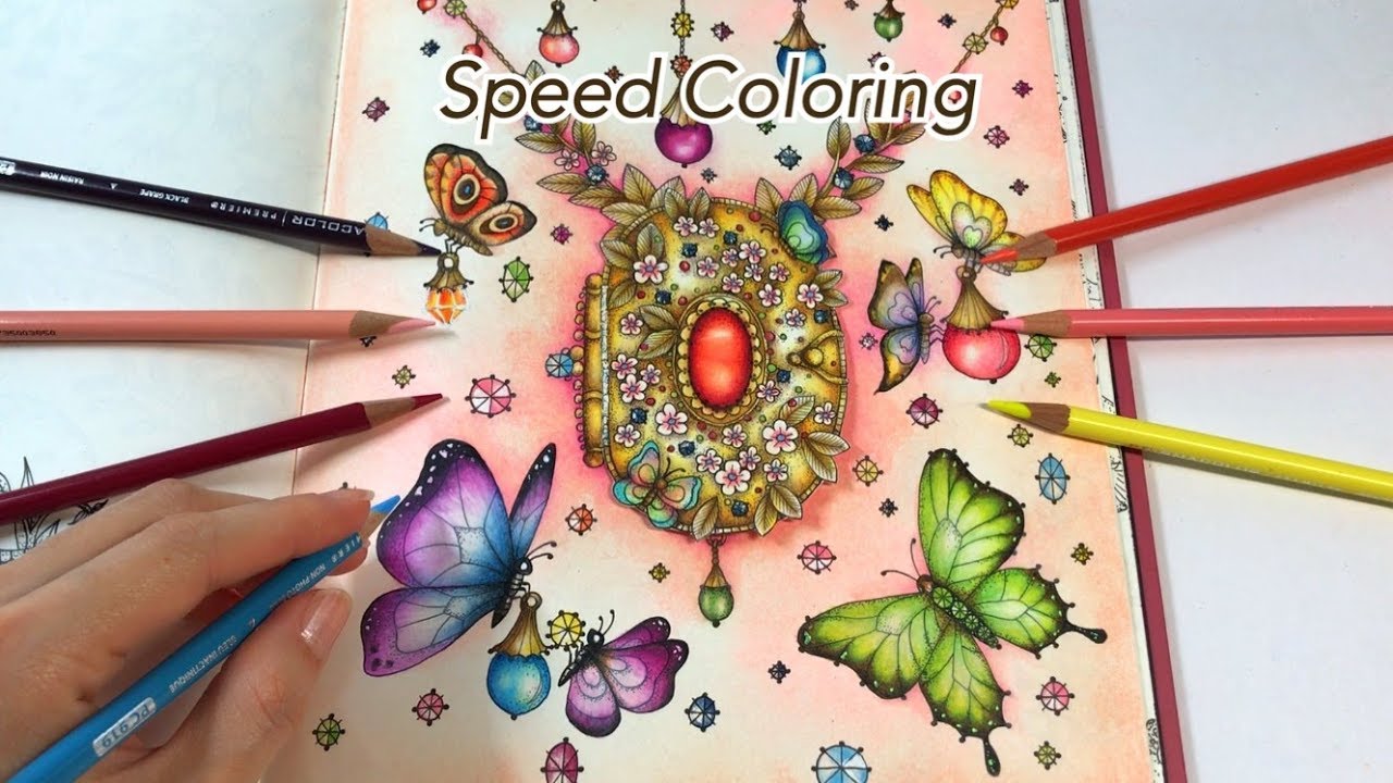 SPEED COLORING: Butterflies Love | Chris Cheng Coloring - YouTube