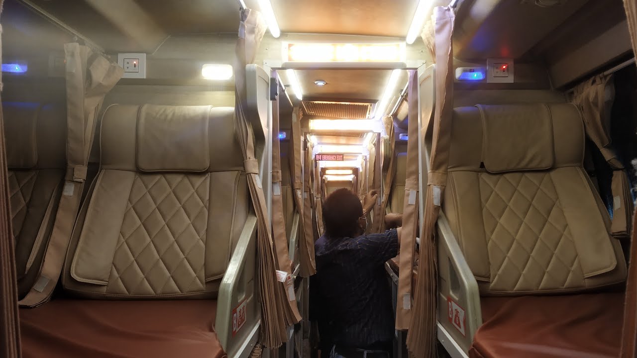 Luxury AC VEERA Sleeper Bus to Siliguri | Shyamoli Paribahan VOLVO B11R ...