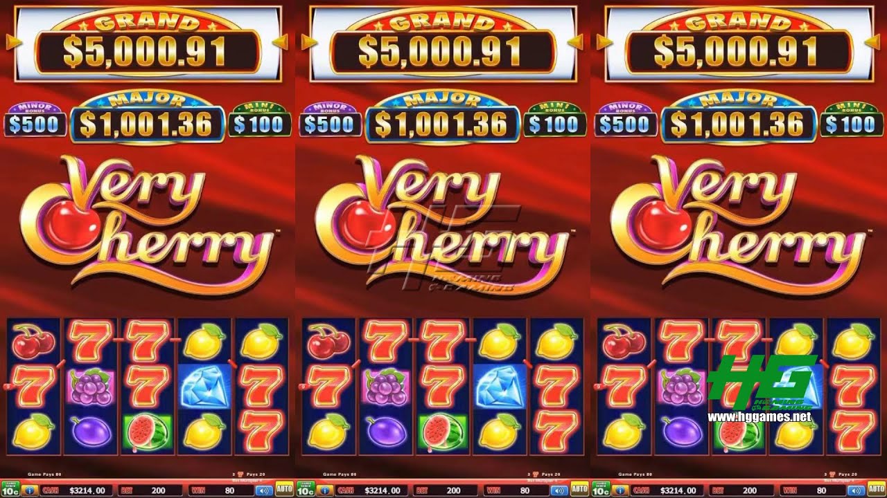Very Cherry Fruit Slot Game SUN BONUS,FREE GAMES Very Cherry 43 inch ...