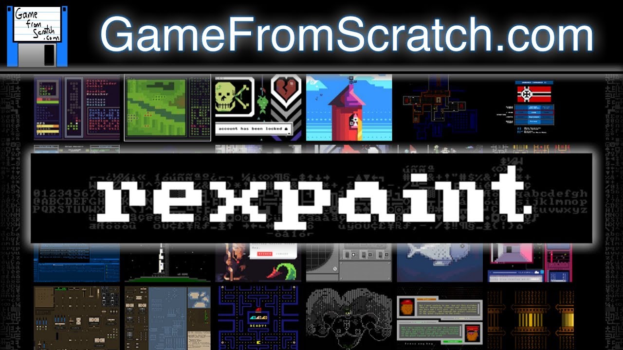 Rexpaint -- Free ANSI Paint Package - YouTube