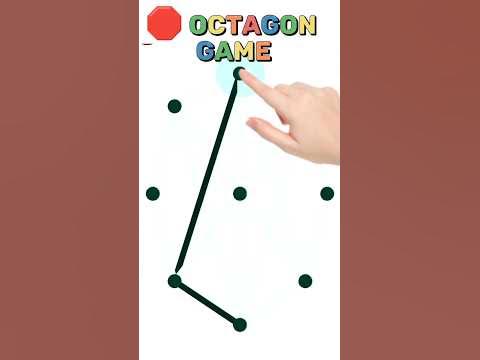 Octagon game ¦ Each dot have 4 lines challenge ¦ #game #challenge # ...