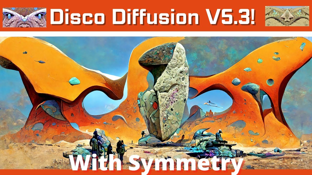 The NEW Disco Diffusion V5.3 is Online (Brings Symmetry) - First Review ...