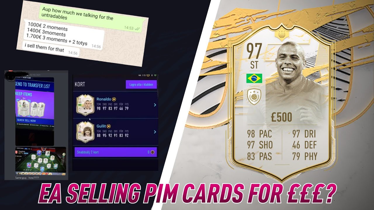 EA ARE SELLING PRIME ICON MOMENTS CARDS FOR REAL LIFE MONEY!? - YouTube