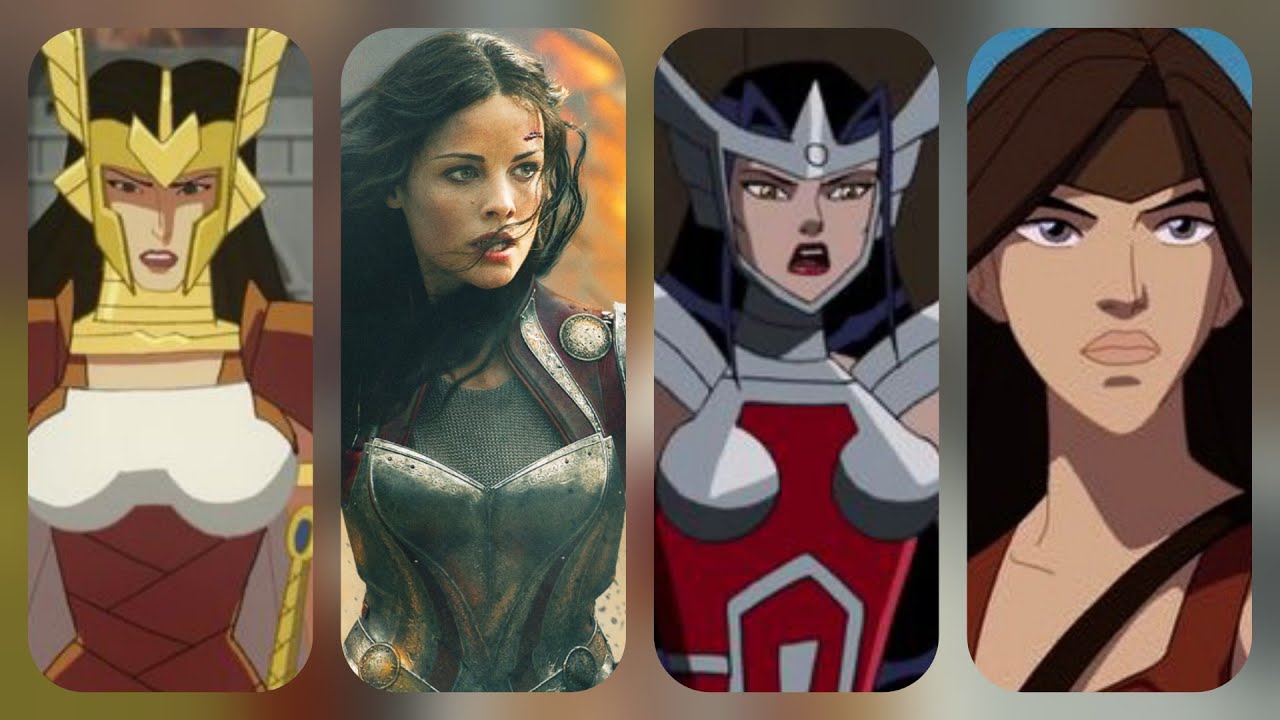 "Lady Sif" Evolution in Cartoons and Movies (Marvel Comics 0 - YouTube