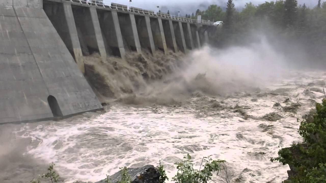 June 20, 2013 Flood Seebe Dam - YouTube