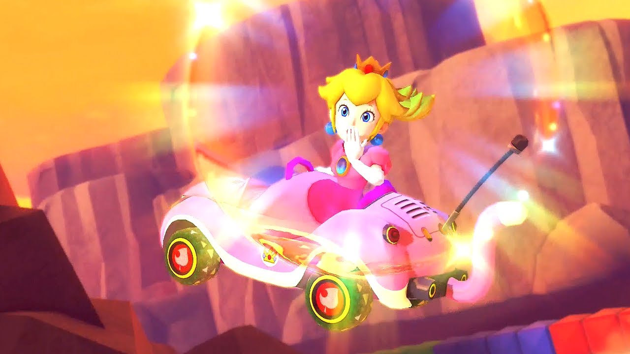 Mario Kart 8 Deluxe - DLC Wave 5 Cherry Cup - Barbie Peach Gameplay ...
