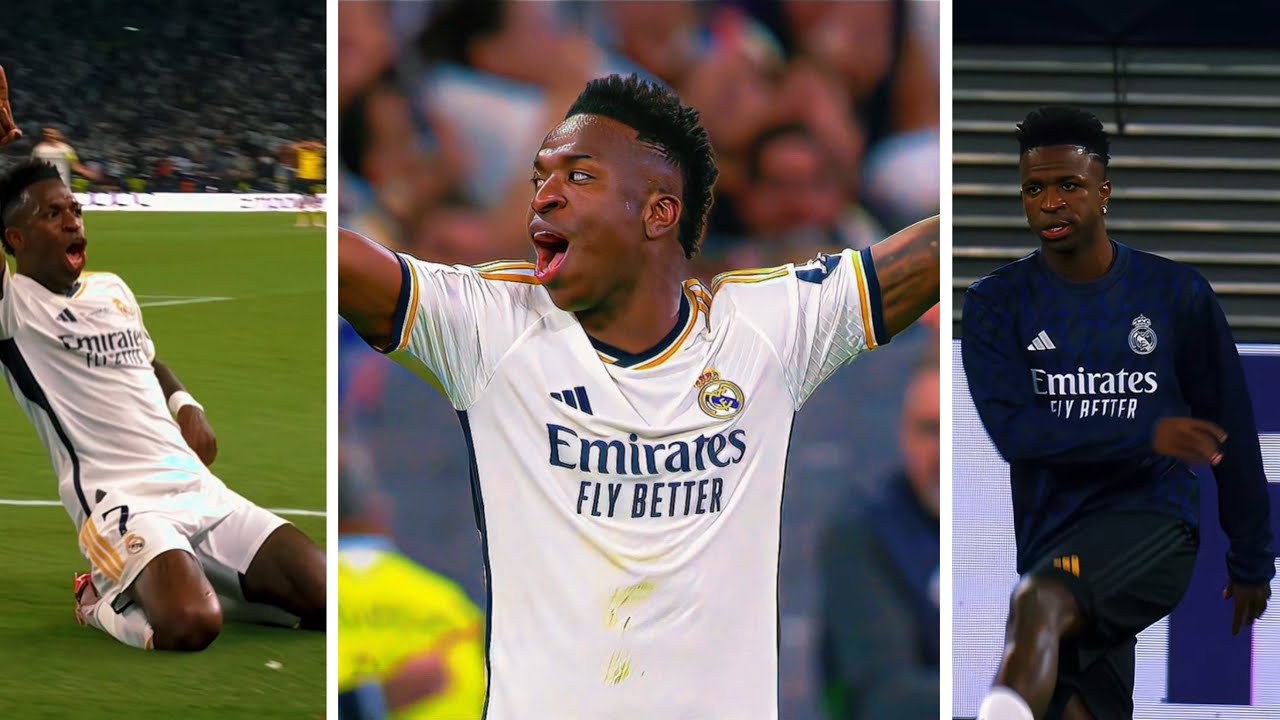 VINICIUS JR REAL MADRID 2023/24 FREE CLIPS FOR EDIT A GREAT SEASON FOR VINICIUS •1080+CC - YouTube