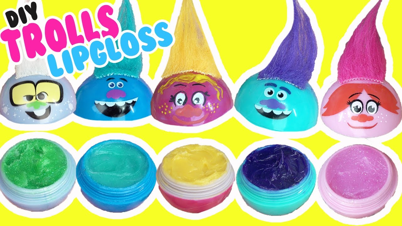 Trolls Band Together Movie DIY Poppy Lipgloss Tutorial! Crafts for Kids ...