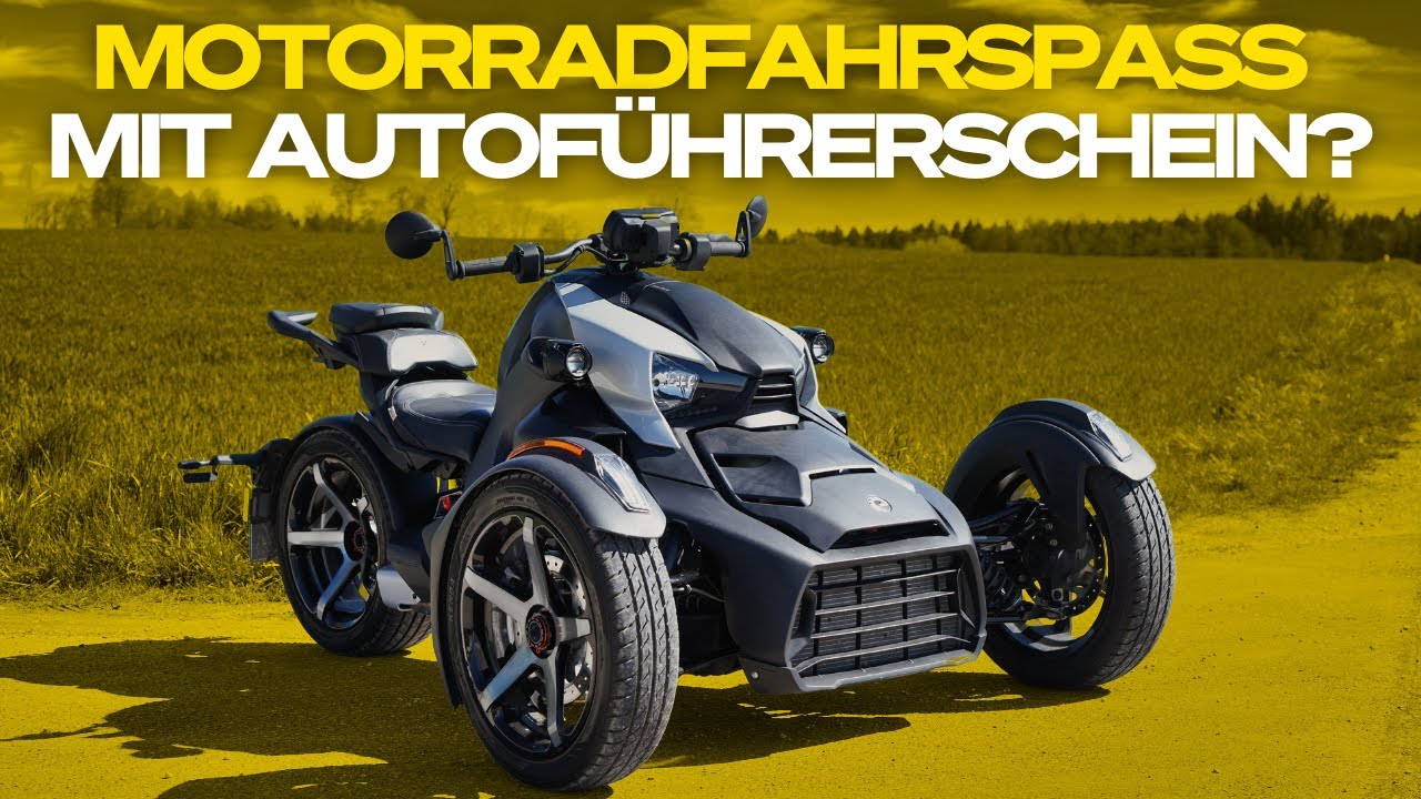 Motorradfahrspaß mit Autoführerschein? Can-Am Ryker im Check ...