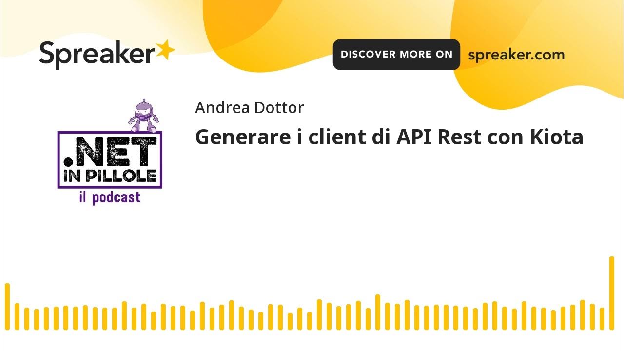 Generare i client di API Rest con Kiota - YouTube