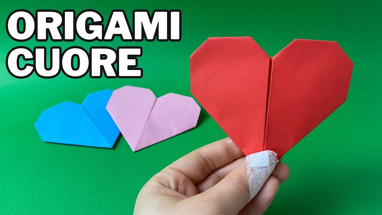 Come fare un cuore origami | Easy origami heart - YouTube