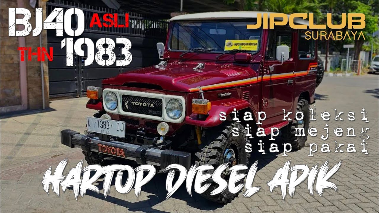 Hartop Diesel Apik!!! BJ40 asli th 1983 ,Siap Dikoleksi!! Siap Mejeng ...