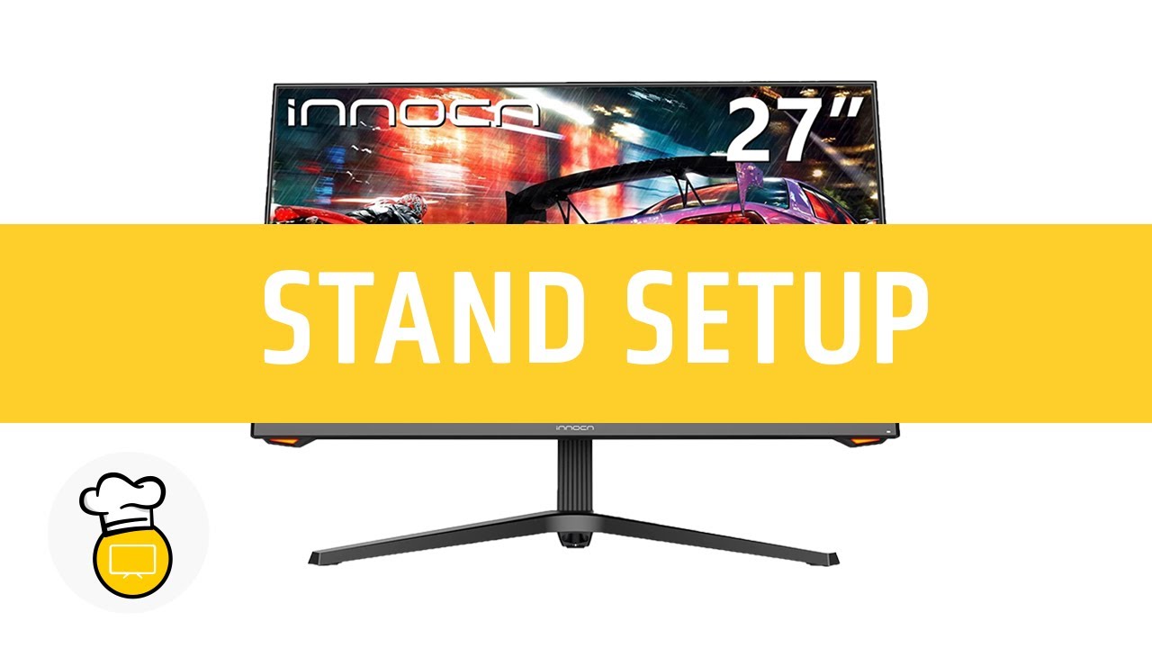 INNOCN 27 Inch Gaming Monitor Stand Setup (INNOCN 27G1S) - YouTube