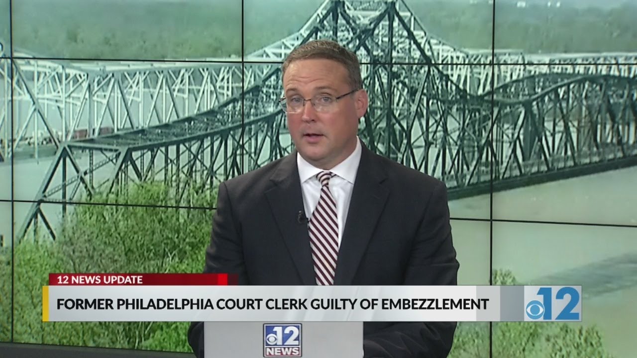 Former Philadelphia court clerk found guilty of embezzlement - YouTube
