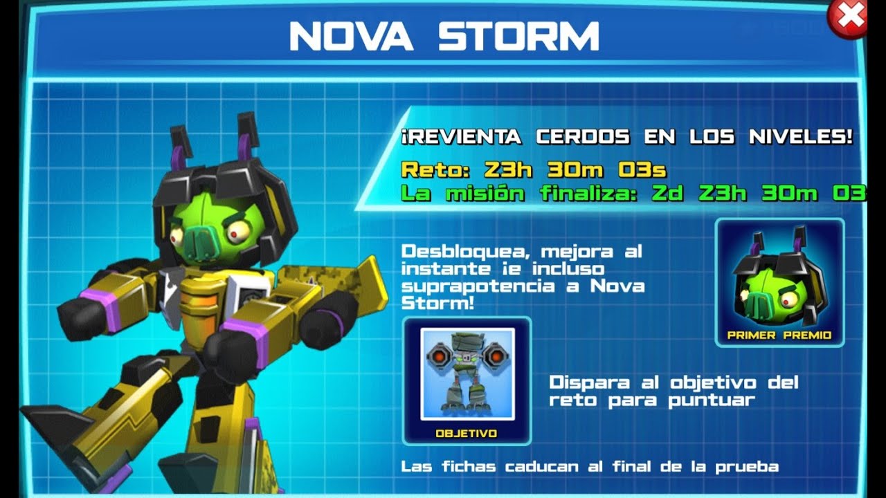 angry birds transformers nuevo evento de nova storm dia 4 (ino storm) - YouTube