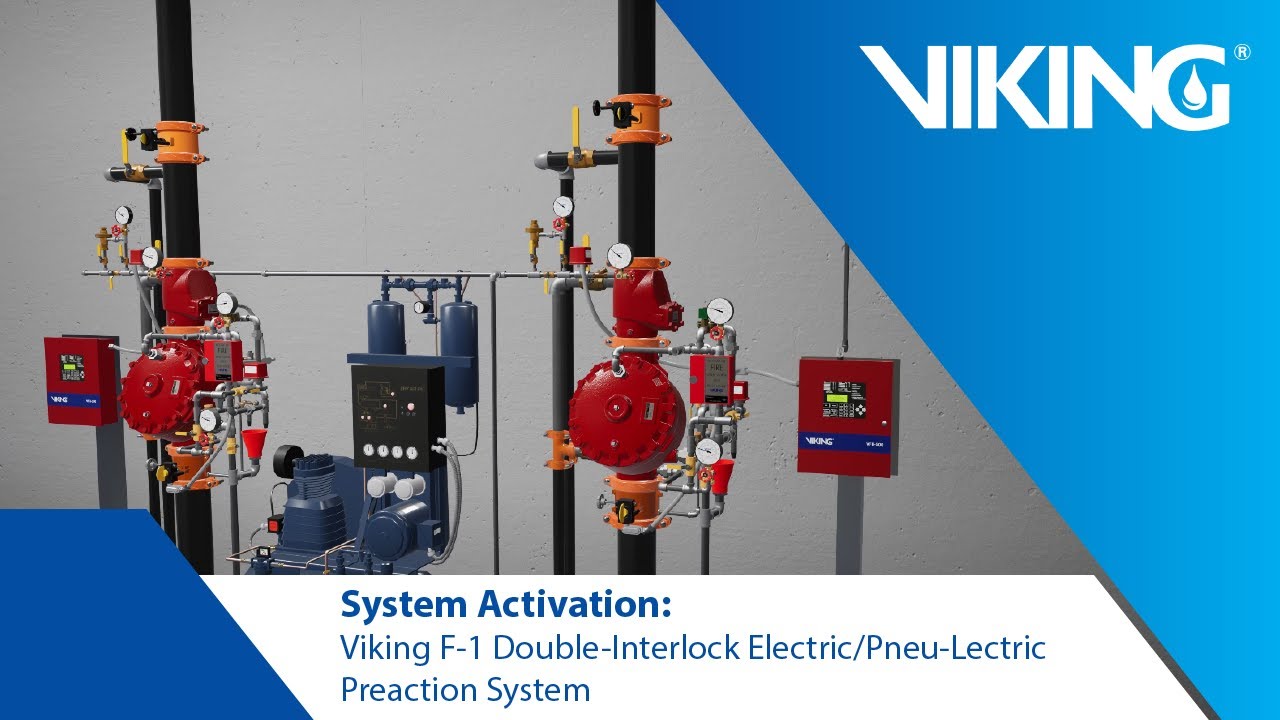 System Activation: Viking F-1 Double-Interlock Electric/Pneu-Lectric Preaction System - YouTube