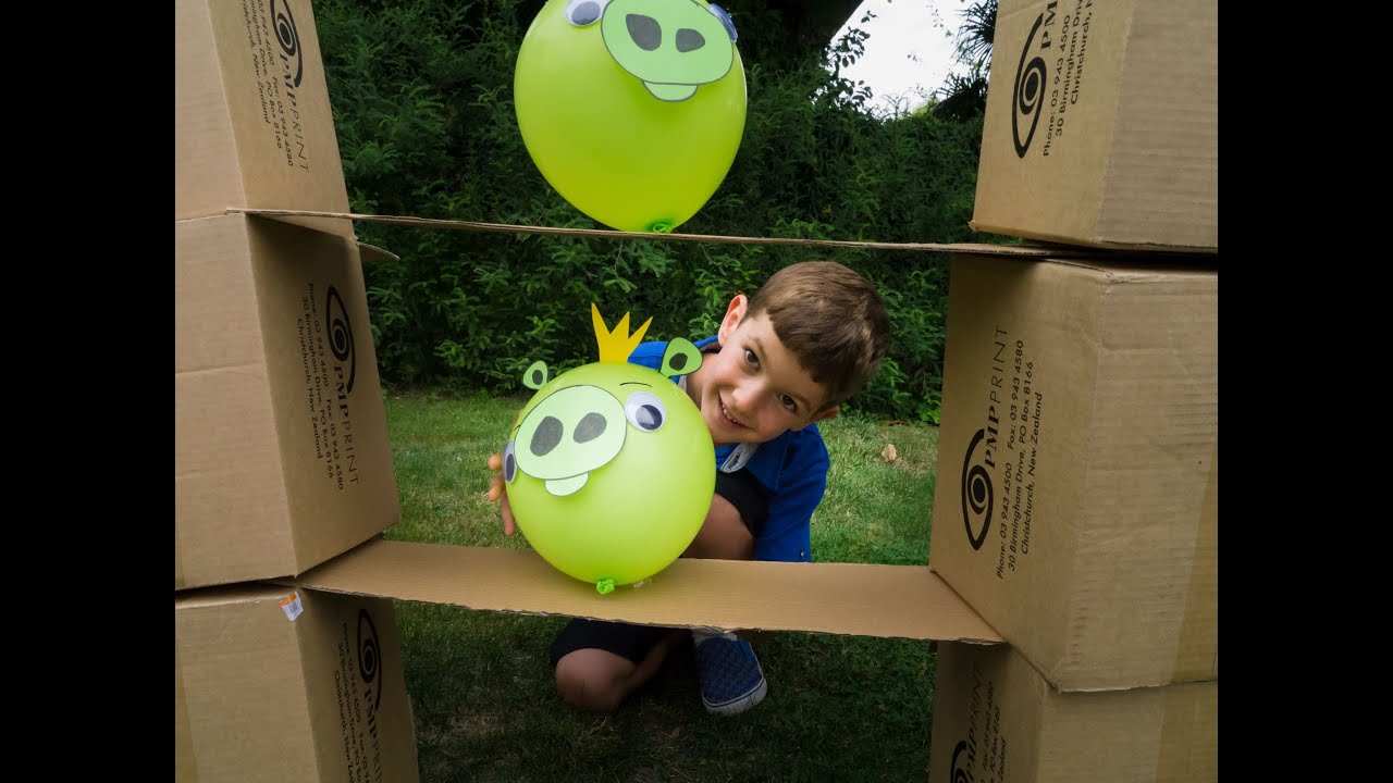 How to build a real life Angry Birds game - YouTube