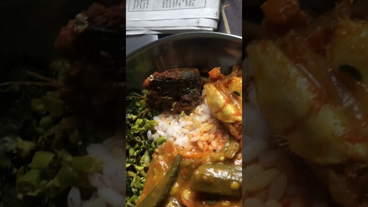 Choru ,payar varav , ayala porichath, pappadam - YouTube