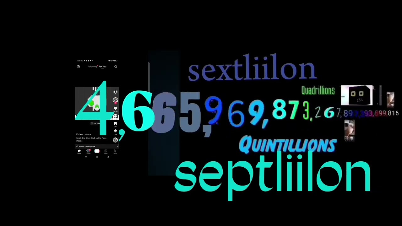 1 to 1 octillion - YouTube