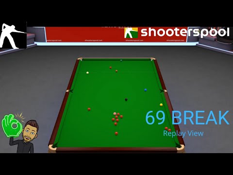 Snooker 69 Break | Replay view | ShootersPool