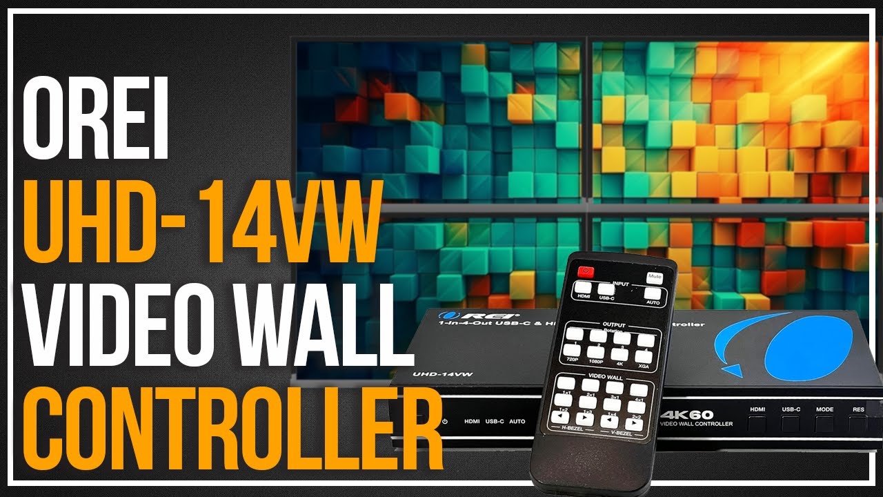 How To Make A Digital Wall for $150 | Orei UHD-14VW - YouTube